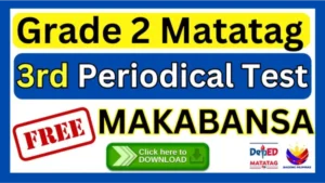 Grade 2 3rd Quarter Periodical Test Makabansa - Free Download