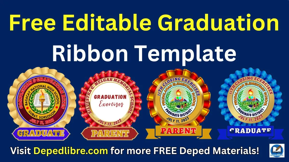 Graduation Ribbon - Download here FREE!