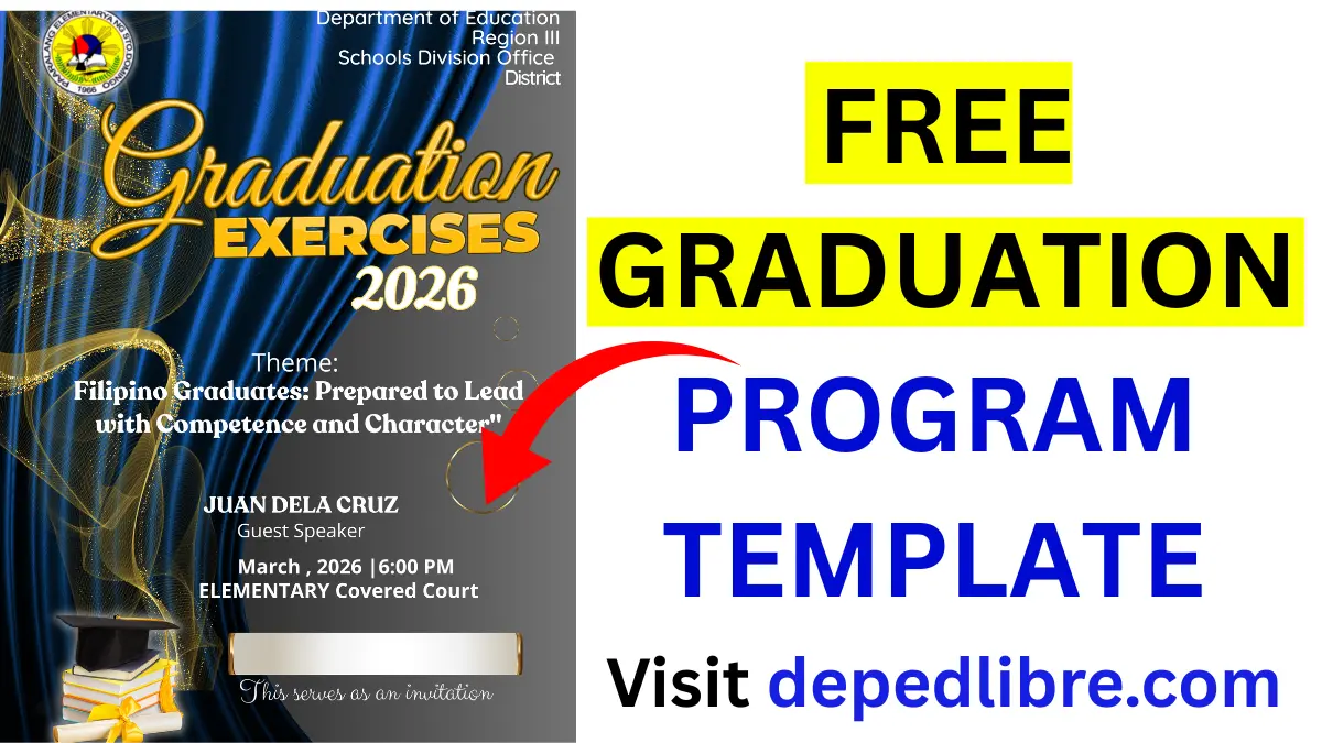 Graduation Program Template - Download here FREE!