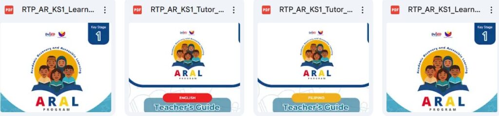 Aral Program Materials - Free Download!